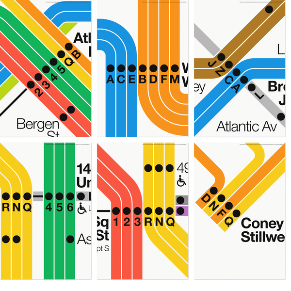 Subway Diagram Detail Series – SuperWarmRed Designs